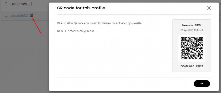 Knox Mobile Enrollment - Headwind MDM installation